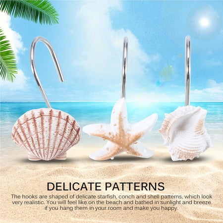 Starfish Conch Shell Shape Hanging tool Starfish steel shell stainless ...
