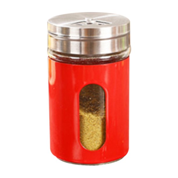 Stainless Steel Seasoning Jars Glass Spreading Bottle Barbecue ...