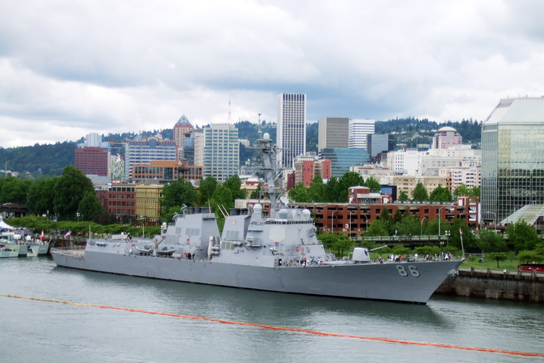24x36 gallery poster, USS Shoup (DDG-86) in Portland, Oregon - Walmart.com