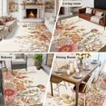 Area Rug for Living Room, Farmhouse Flowers Non-Slip Indoor Large ...