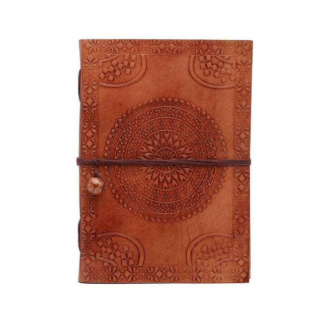 NAQSH Handmade Unlined Leather Journal for Men And Women- Vintage ...