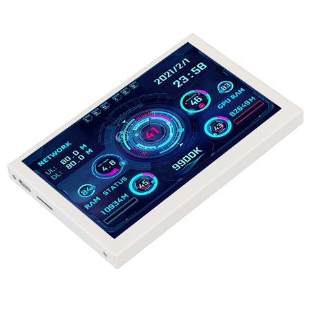 Computer Temp Monitor, 5in IPS PC Sensor Panel Display DIY Theme For ...