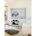 Parvez Taj Snow Buffalo White Wood Wall Art - Walmart.com