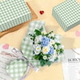 100 Sheets Sage Green Gingham Tissue Paper; 14 x 20 Inch Gingham Tissue ...