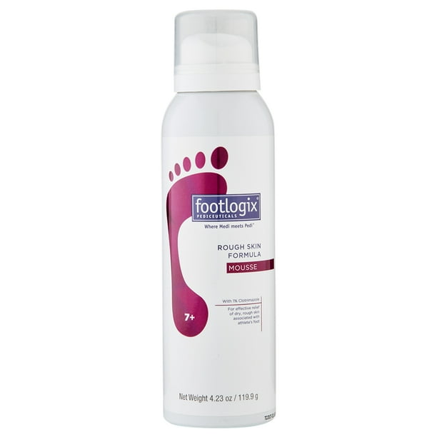 Footlogix Pediceuticals Rough Skin Formula Mousse 4.23 oz - Walmart.com
