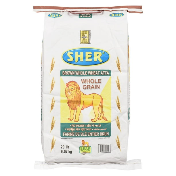 Sher brown Whole Wheat Atta - Walmart.ca