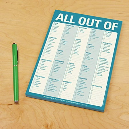 Knock Knock All Out Of Checklist Pad | Walmart Canada