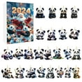 24 Days Christmas Advent Calendar Countdown Calendar with Cute 2D ...