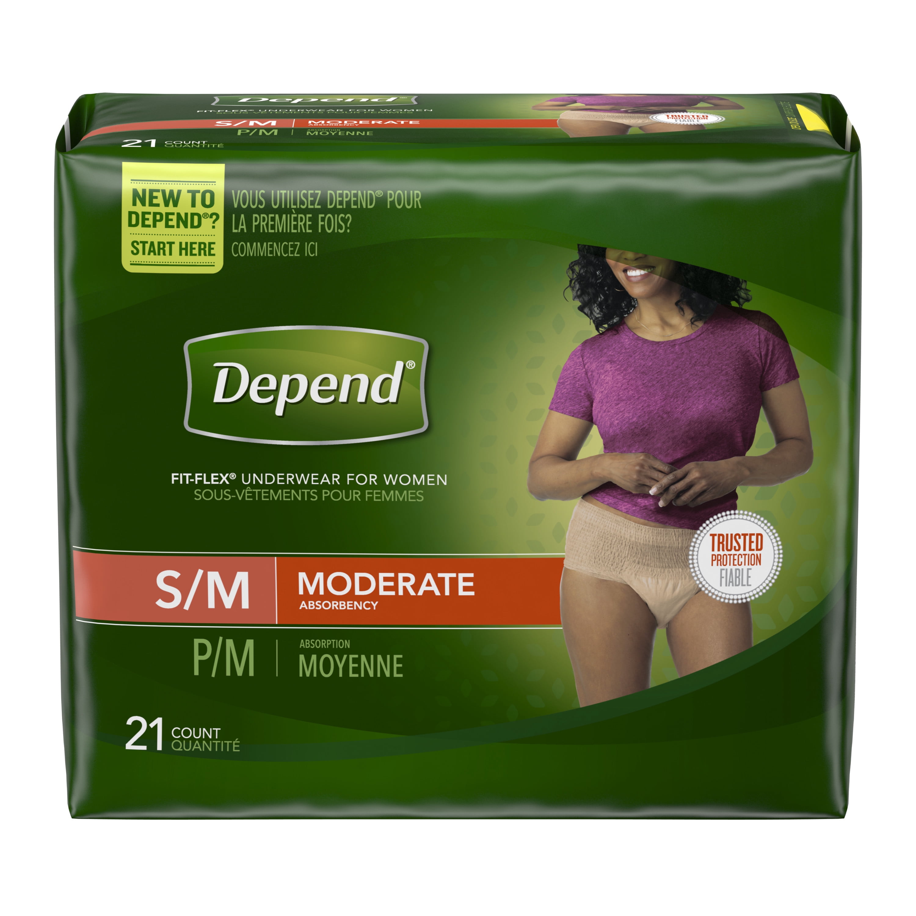 Depend FIT FLEX Incontinence Underwear For Women Moderate Absorbency Depend FIT FLEX Incontinence Underwear For Women Moderate Absorbency
