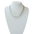 Time and Tru Women's Tri Tone Chain Necklace Set, 5 Pieces - Walmart.com