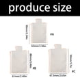 100pcs Clear Card Protectors With Raised Lettering Sliding Tab ...