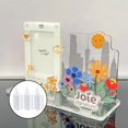 60 Pack Clear Card Display Stands, Sturdy Mini Easel Holders for ...
