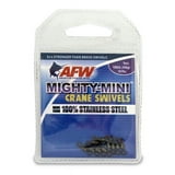 American Fishing Wire Mighty Mini Crane Swivels (100-Percent Stainless ...
