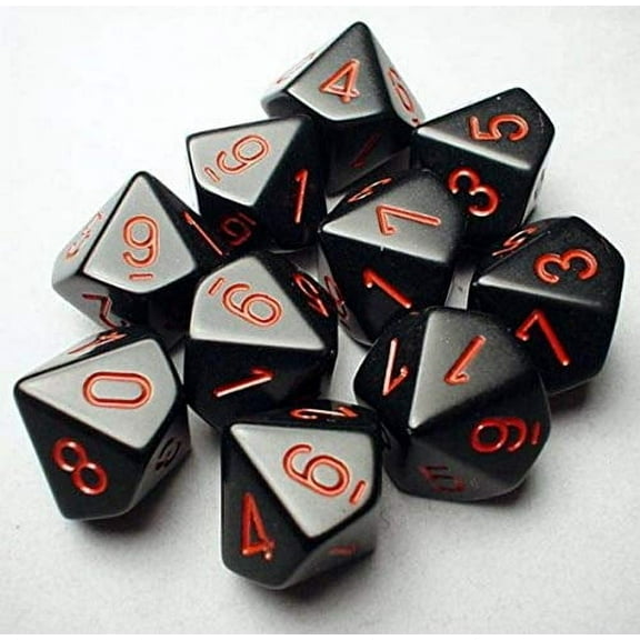 Opaque 12Mm D6 Black with White Dice Block (36 Dice) - Walmart.com
