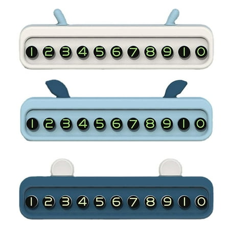 stanreset Parking Card Number Plate Fine Workmanship Compact Size ...