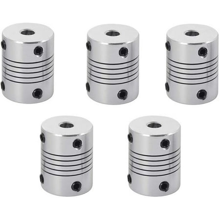 5PCS Mini 5x5x25mm Flexible Coupler Motor Shaft Coupler for Nema 17 ...