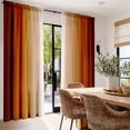 Burnt Orange Curtains 84 Inch Length for Living Room 2 Panel Set and ...