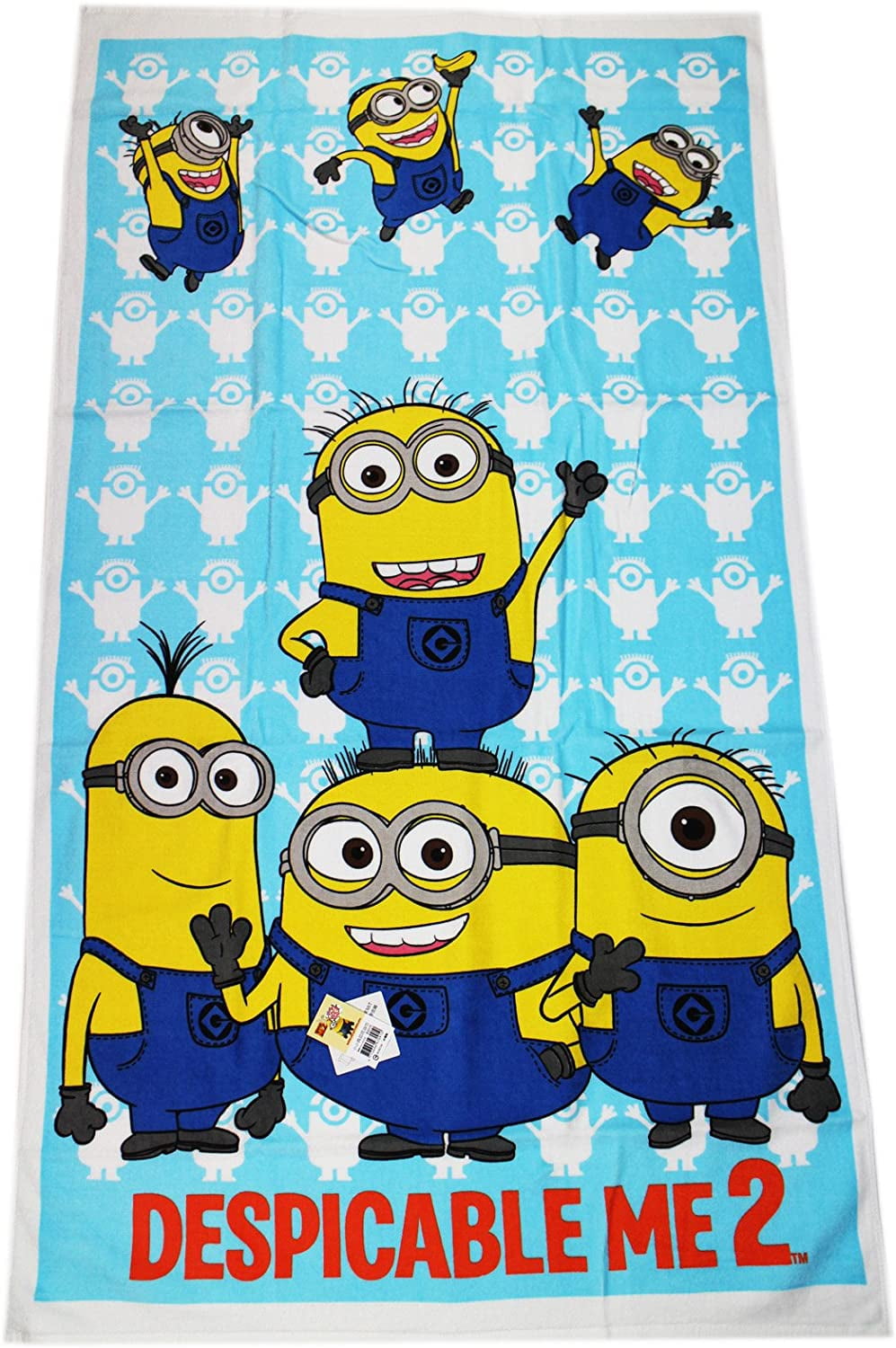 Minions Bob Kevin and Stuart Beach Bath Towel - Walmart.com