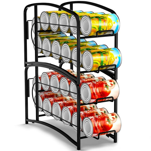 Auledio Soda Can Storage Rack, Can Rack Organizer Beverage and Canned ...