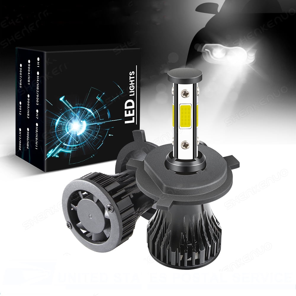 4 side LED headlight bulbs For HONDA Element 2003 2004 2005 - Walmart.com