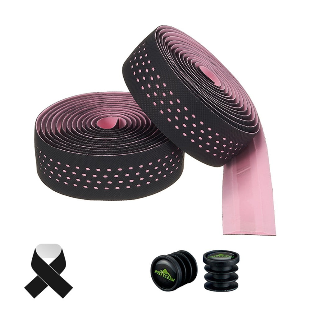 QXKE Soft Road Bike Bicycle Handlebar Tape Ride Shock Shock Shock Wrap ...