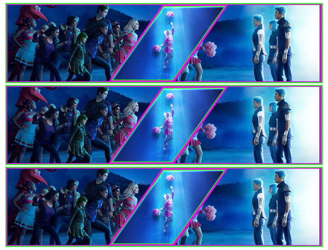 Disney Zombies 3 a Spaceship. Aliens, Zed and Addison Edible Cake ...