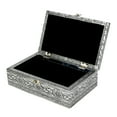 Decorative Metal Skull Keepsake Memory Box Storage Chest Pirate Decor ...
