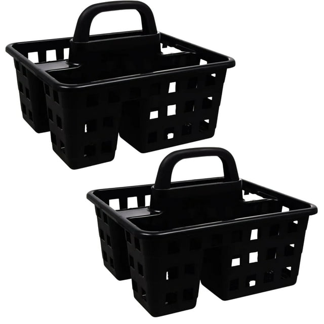 A1 Unlimited Divided 3-Compartment Plastic Caddies with Handle 10x8 ...