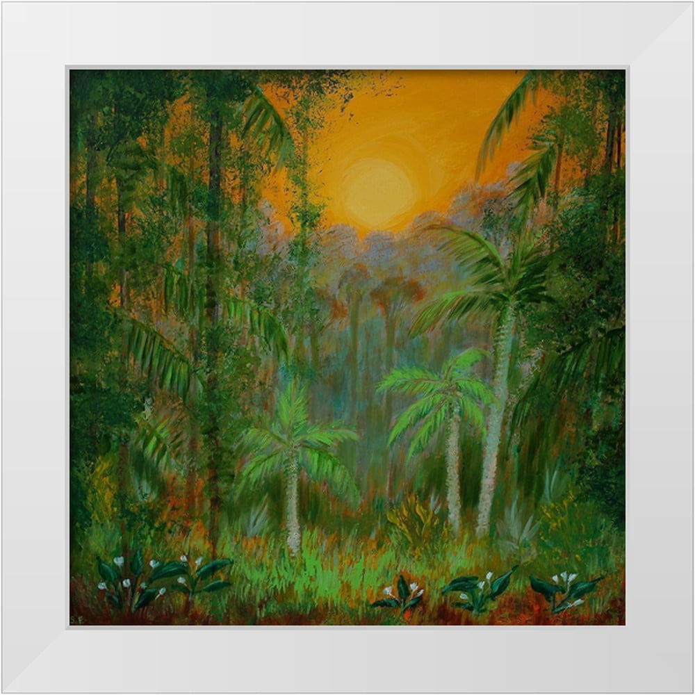 Francis, Sandra 20x20 White Modern Wood Framed Museum Art Print Titled ...