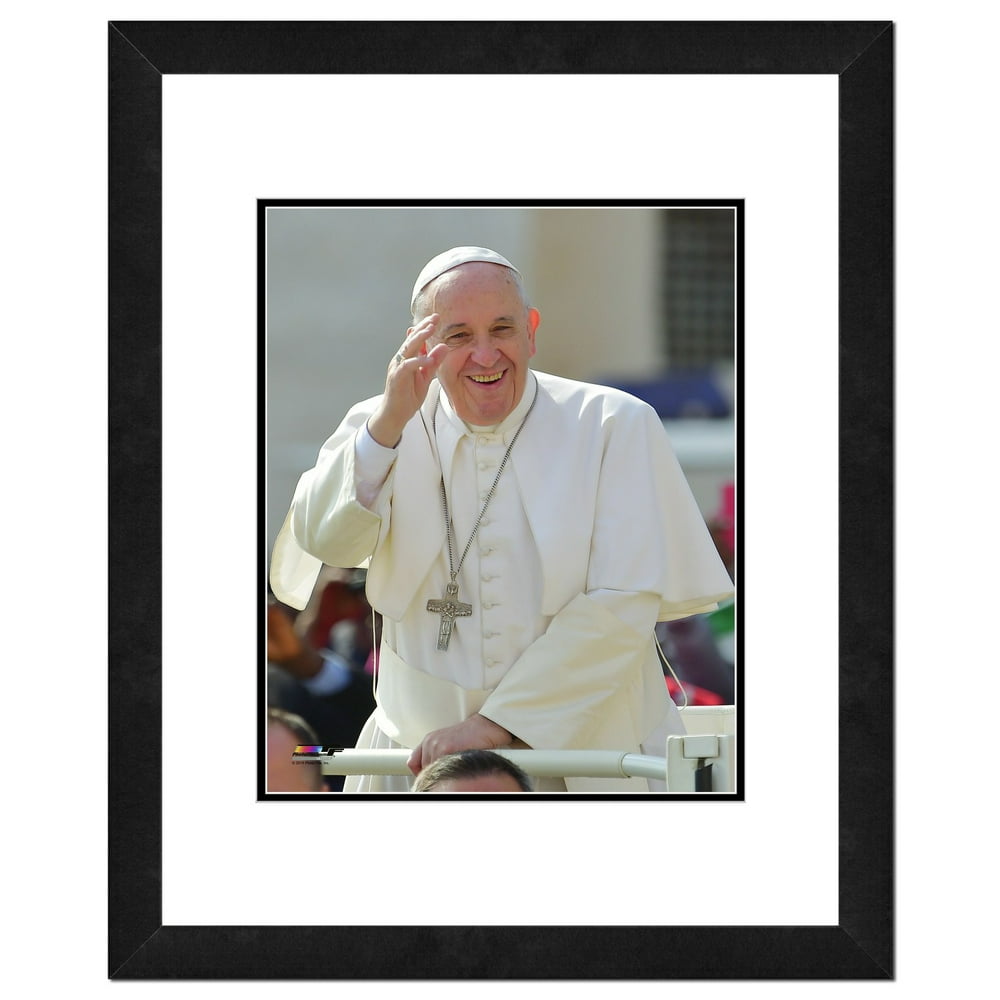 Pope Francis Framed Photo by Photo File - Walmart.com - Walmart.com