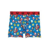 Super Mario Bros Boys All Over Print Boxer Briefs Underwear, 4-Pack ...