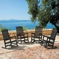 Dycanpo Outdoor Rocking Chairs Set of 2, Weather Resistant Outdoor ...