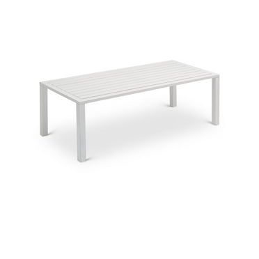 Meridian Furniture Tulum Natural Teak Outdoor Coffee Table - Walmart.com