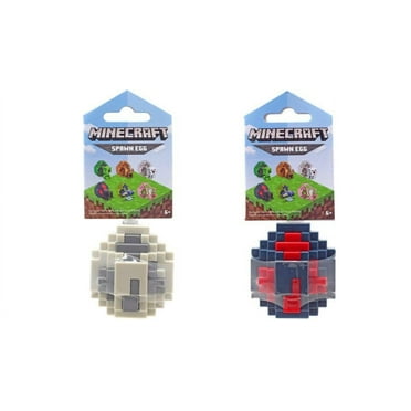 Bundle of 2 - Minecraft Spawn Egg Mini Figure |Brown Rabbit + Blue ...