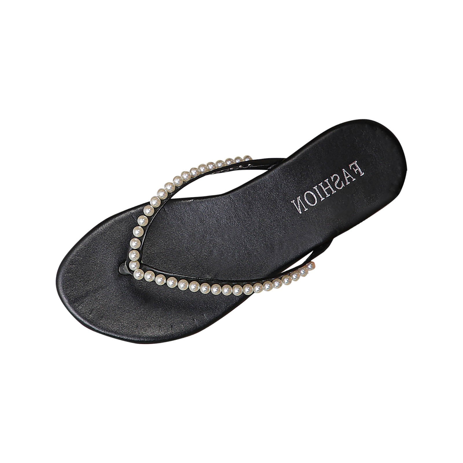 Click here for Unbranded Flip Flops For Womens Flat Sole Pearl St... prices