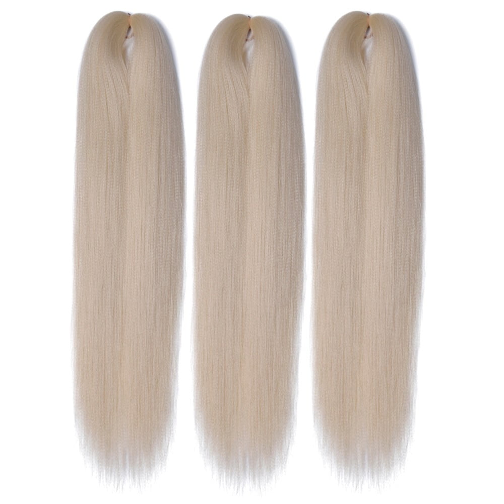 Dosso Beauty 3 Bundle Pack 28" Pre-Stretched Hypoallergenic Itch-Free ...