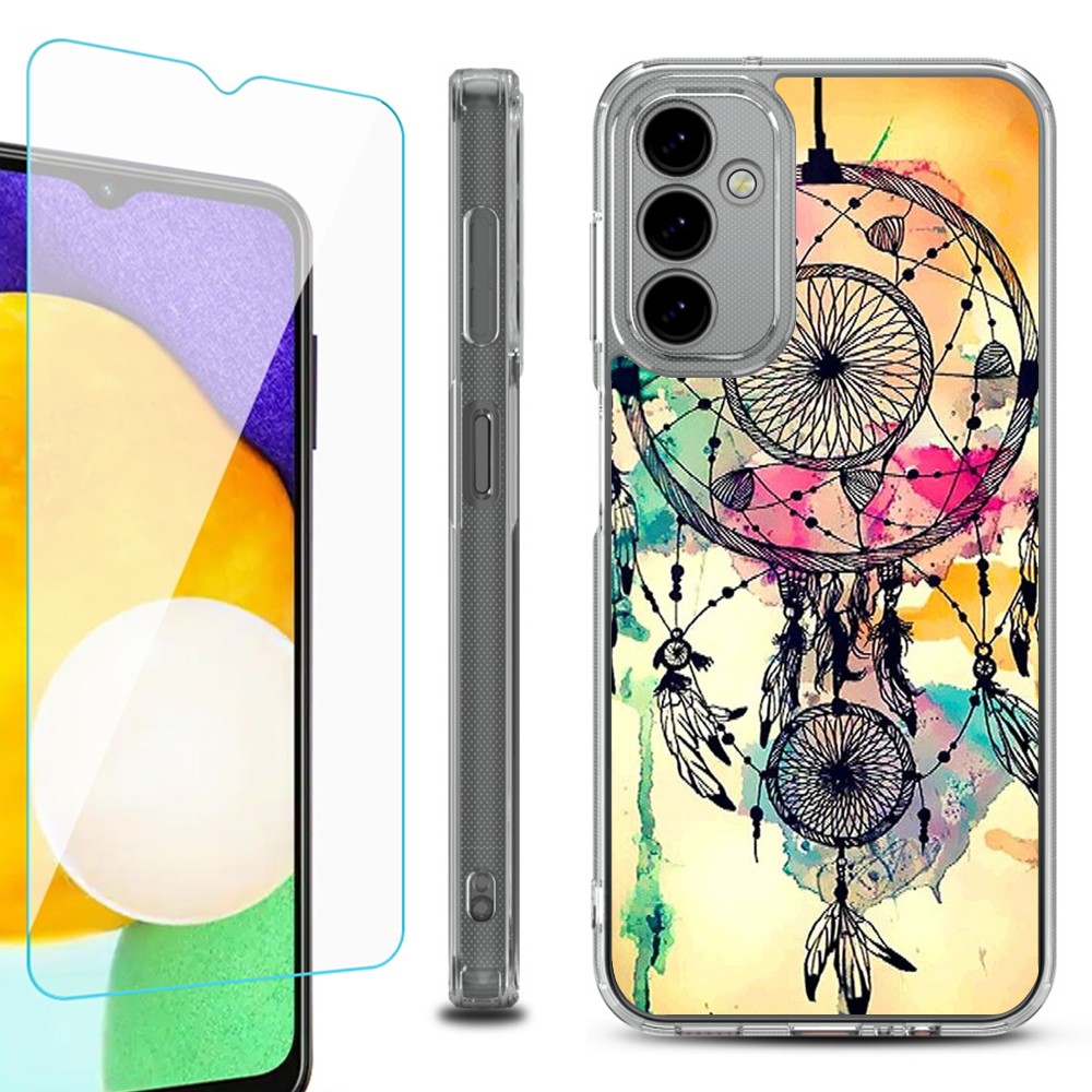 Shockproof Bumper Phone Case for Samsung Galaxy A14 5G, with Tempered ...