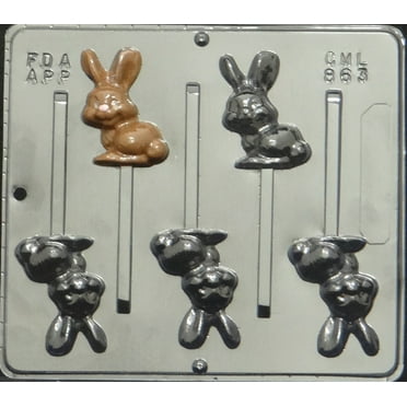 1805 Bunny Lollipop Chocolate Candy Mold - Walmart.com