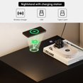 homary Smart Nightstand with Wireless Charging Station, USB & Type-C ...