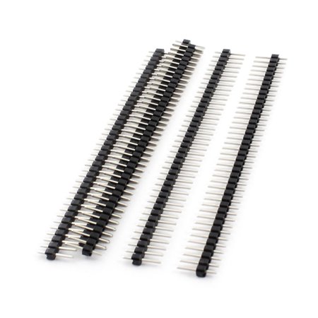 5Pcs 40 Pin 2.54mm Pitch Straight Single Row PCB Board Pin Headers ...