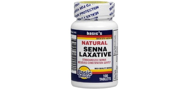Basic's Vitamins Natural Senna Laxative Tablets, 100 Count - Walmart ...