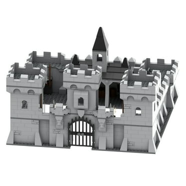 European Medieval Town Centre Building Blocks Set Retro Market Castle ...