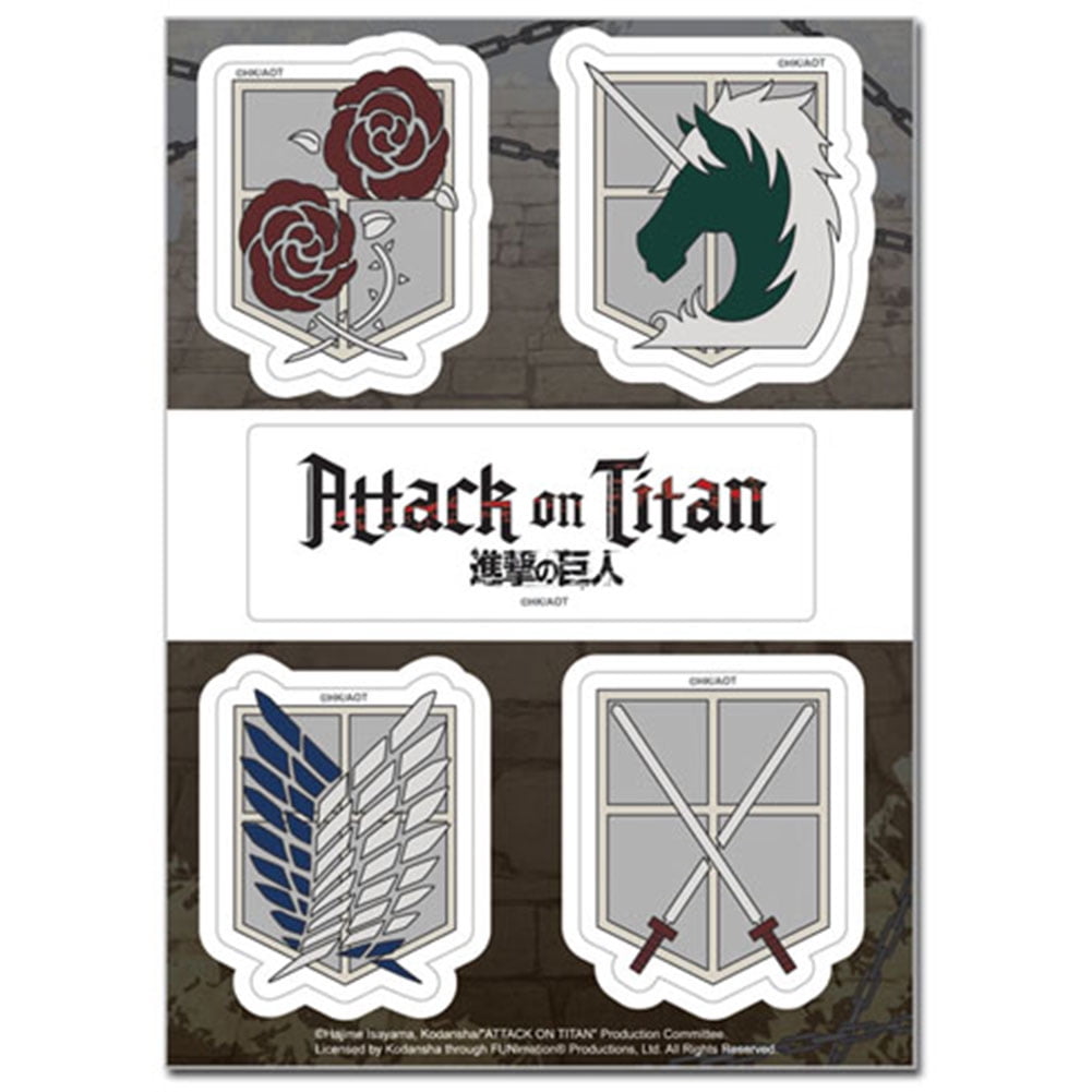 Attack On Titan Sticker - Walmart.com