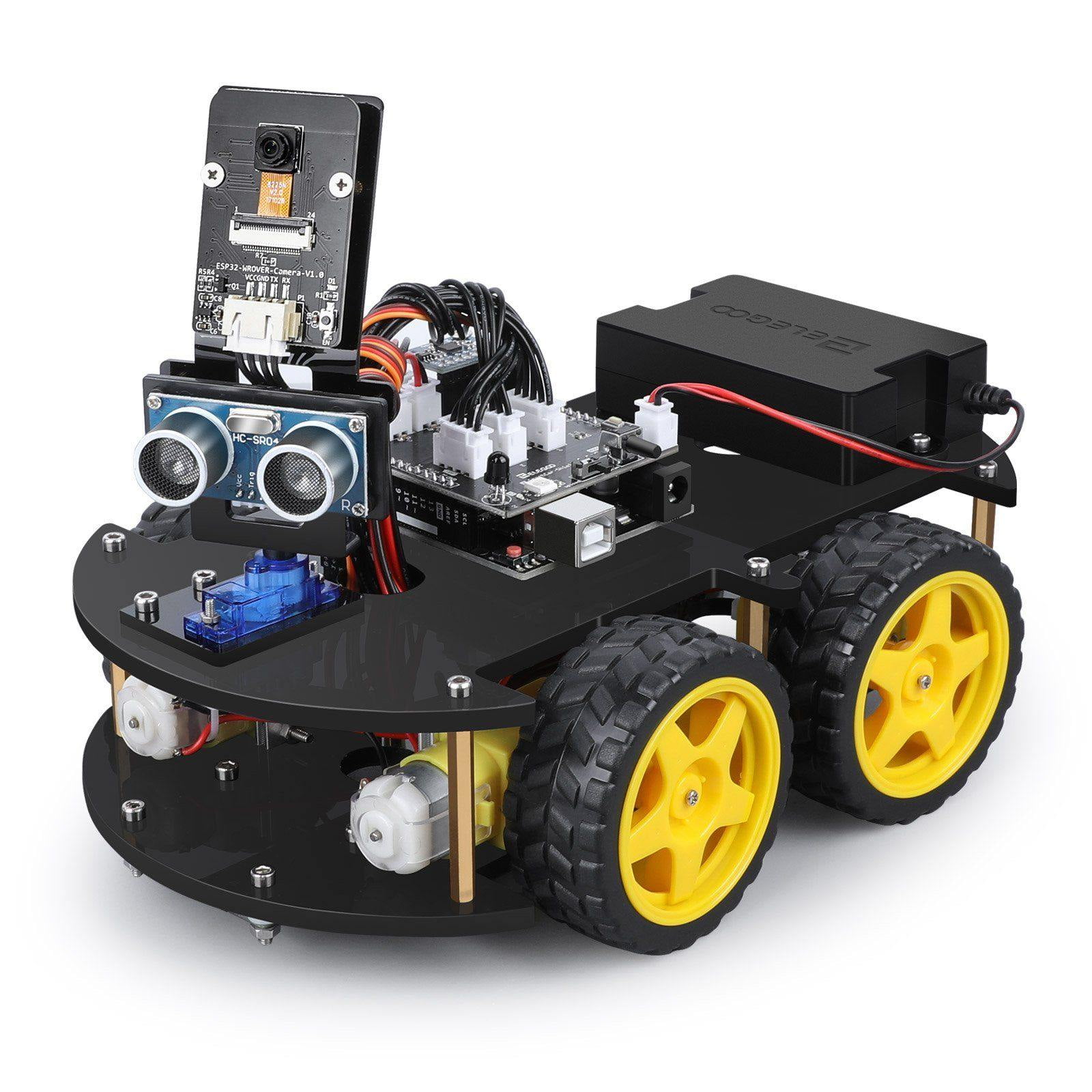 ELEGOO UNO R3 Project Smart Robot Car Kit V4, Intelligent and ...