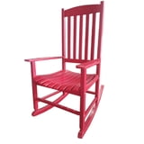 Mainstays Outdoor Wood Porch Rocking Chair, Red - Walmart.com
