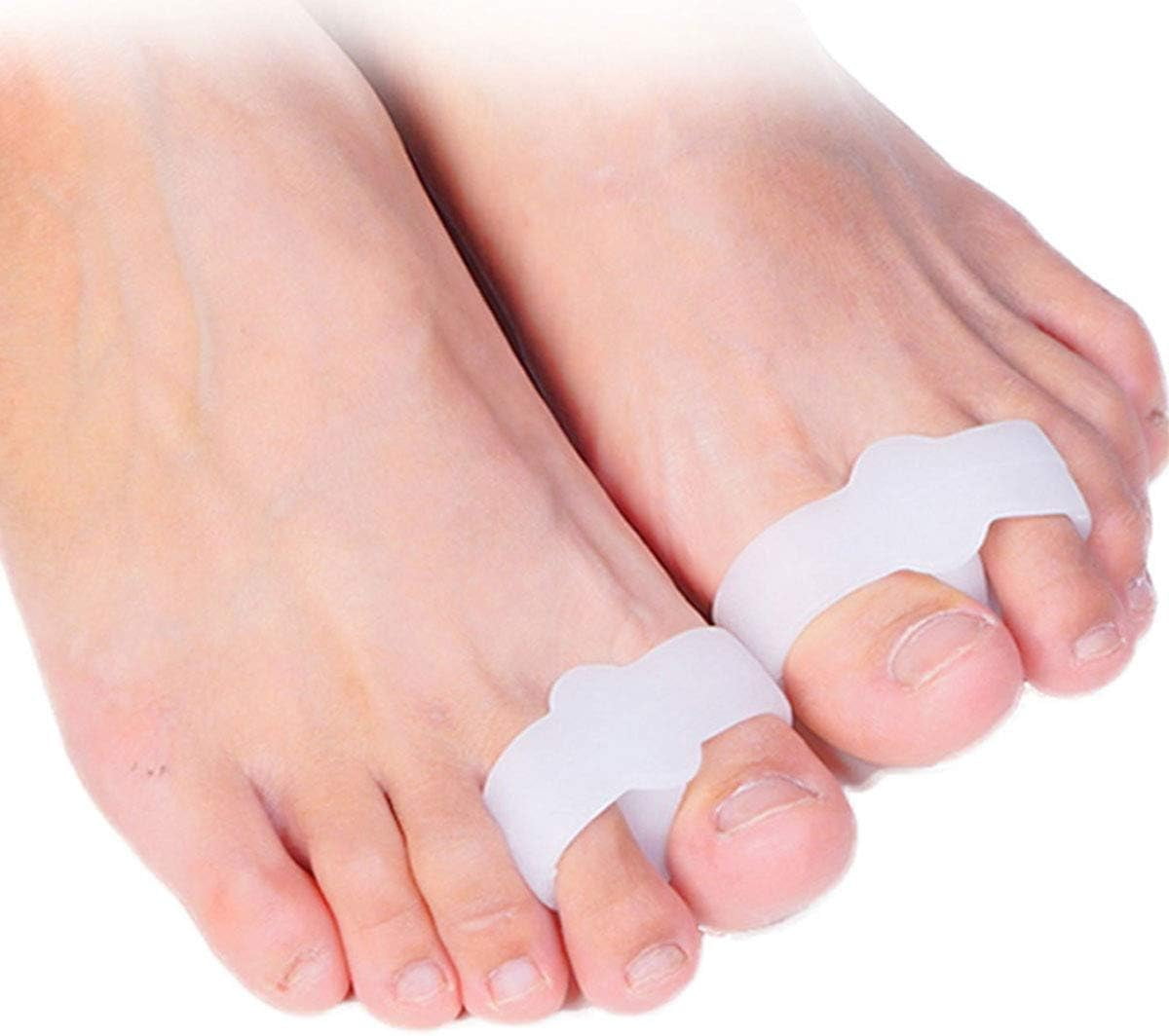 Silicone Soft Gel Toe Spreaders for Hallux Valgus | Double Toe Loop Toe ...