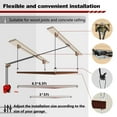 Beciety Overhead Garage Storage Lift System, Ceiling Mounted Hoist ...
