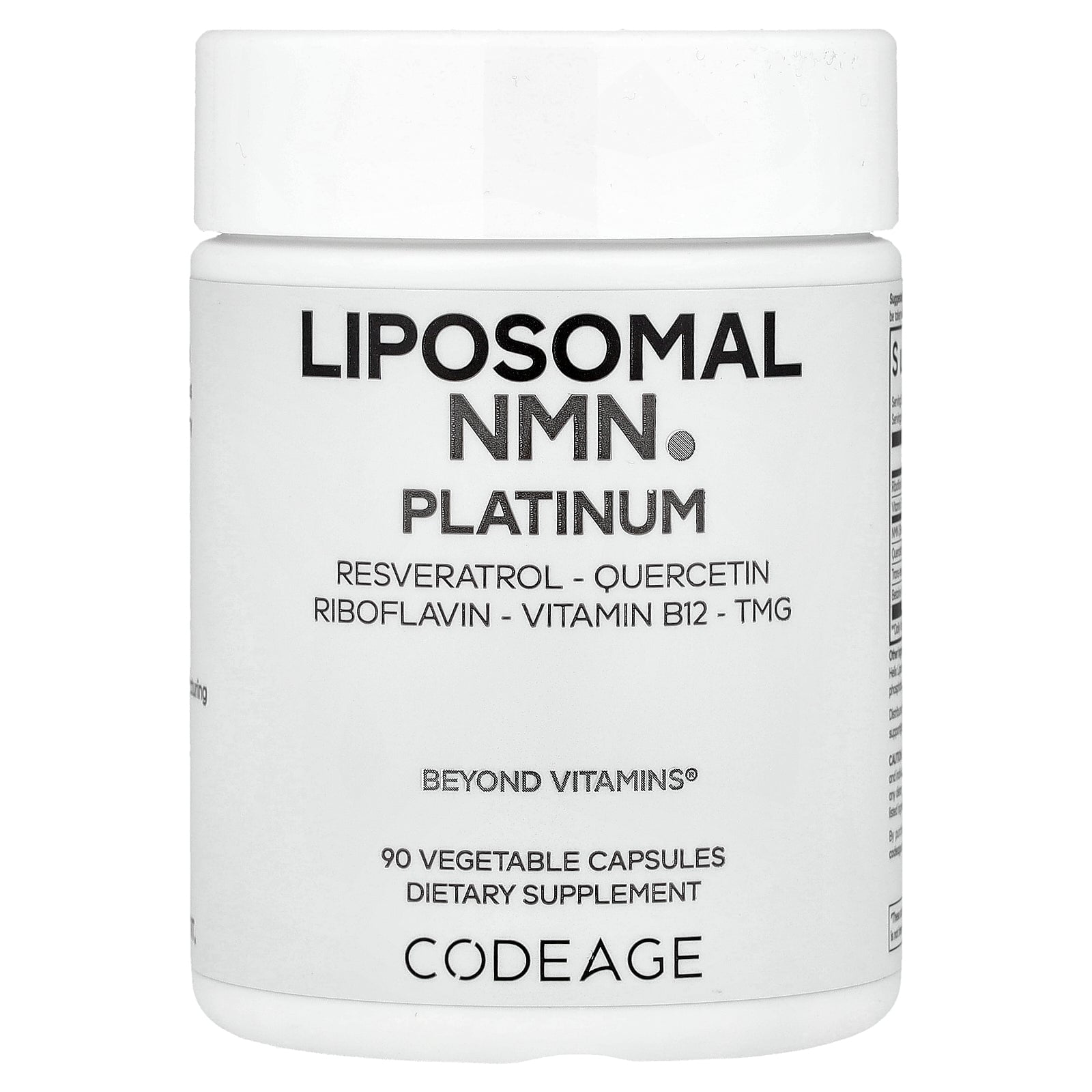 Suplemento Codeage Liposomal NMN Platinum 90 cápsulas | Walmart en línea