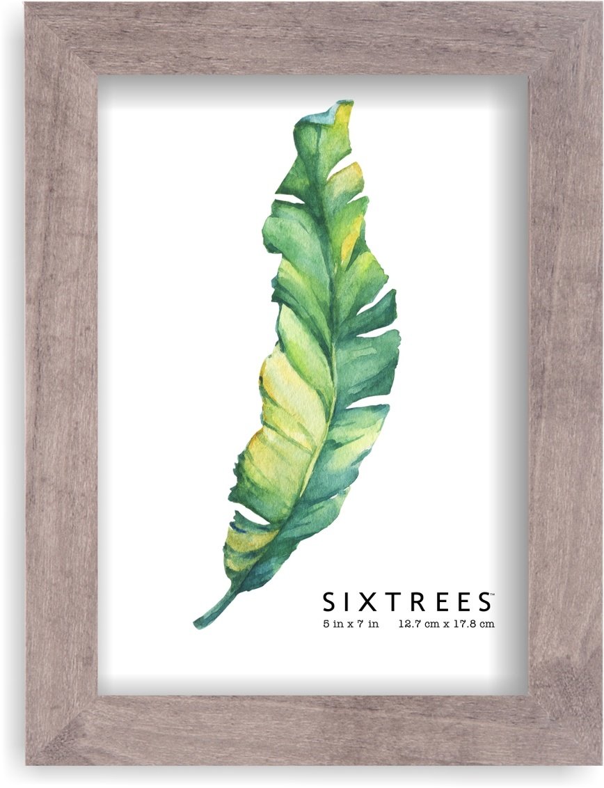Sixtrees Ethan Frame, Gray, 5x7 - Walmart.com