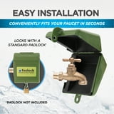 Fozlock Spigot Water Shut Valve Outdoor Hose Bibb Faucet Lock and ...